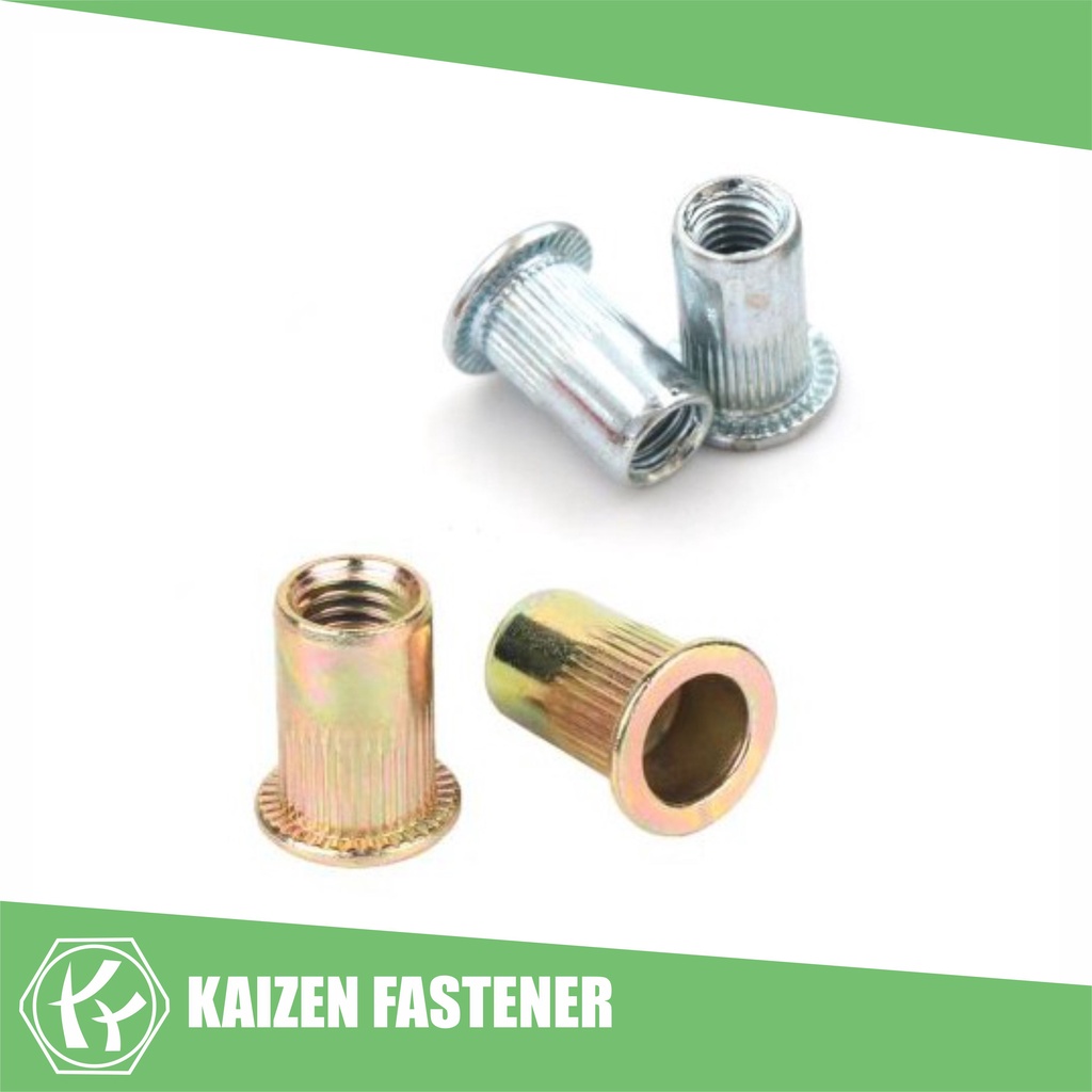 Jual M6 Mur Rivet Nut Rivnut (Baut 10) | Shopee Indonesia