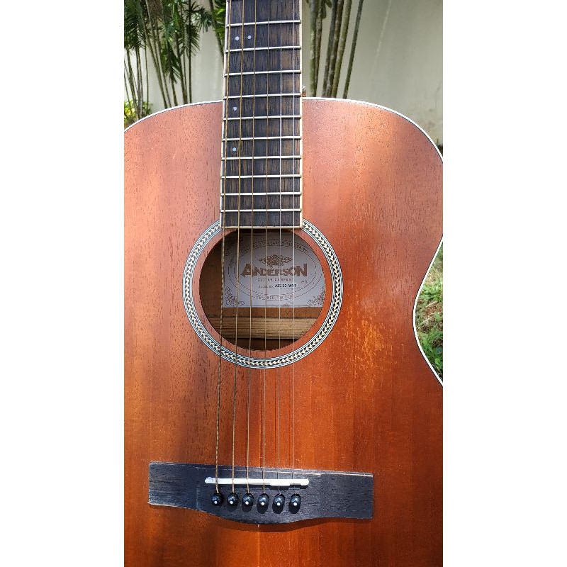 Jual Gitar Akustik Elektrik Anderson ASE 10 MNT | Shopee Indonesia