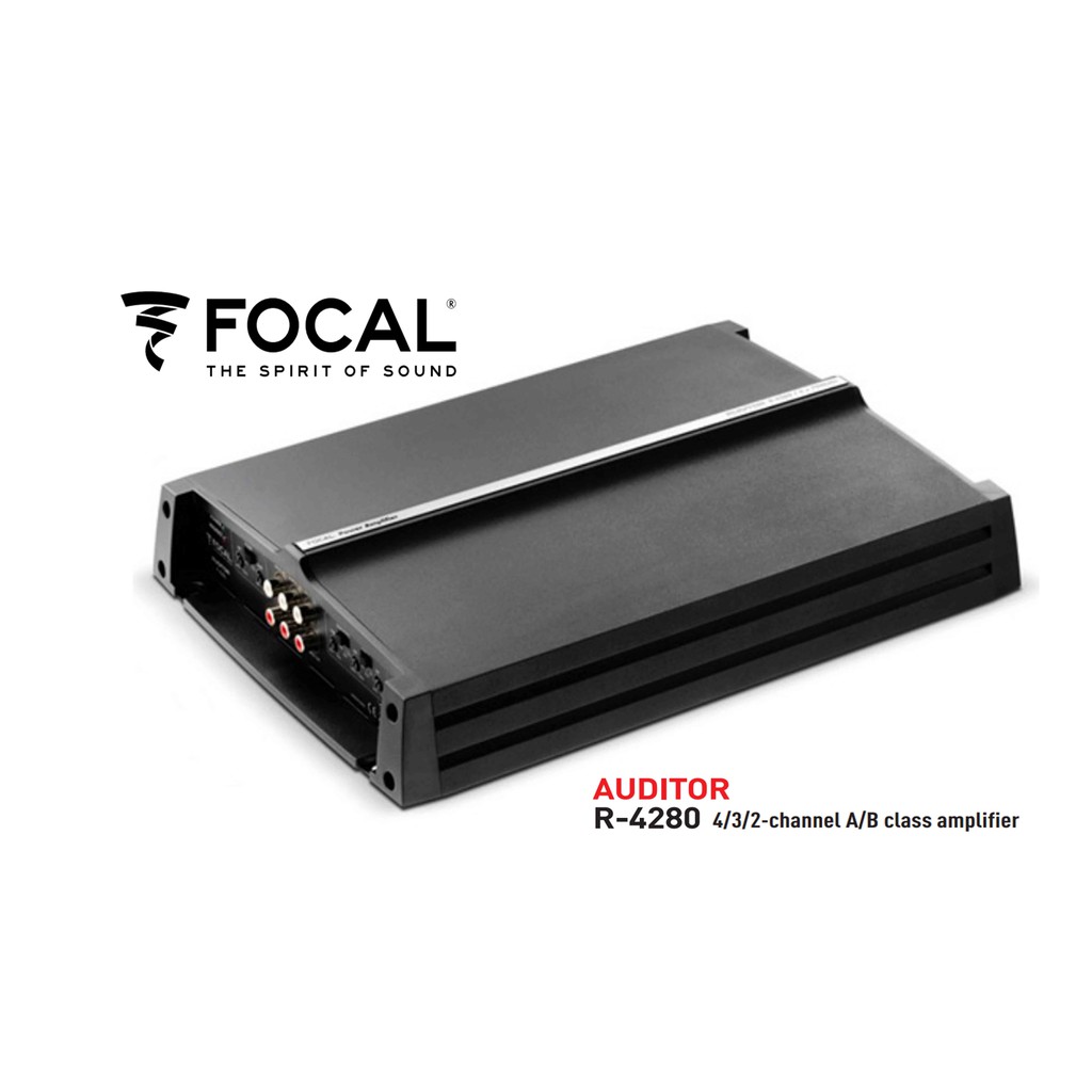 Jual Focal Auditor R 4280 4-Channel Class AB Power Amplifier | Shopee Indonesia