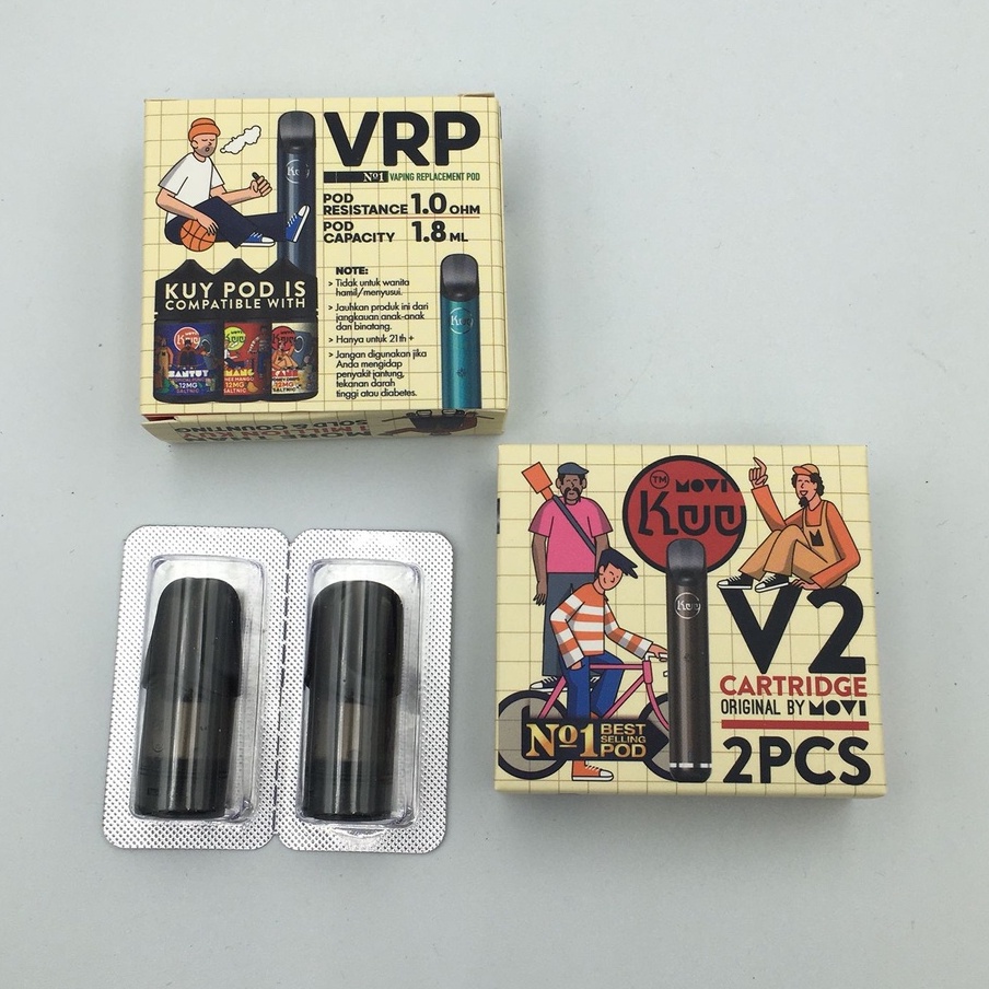 Jual Cartridge Kuy Pod 100% Authentic by MOVI x AbiVape | Shopee Indonesia