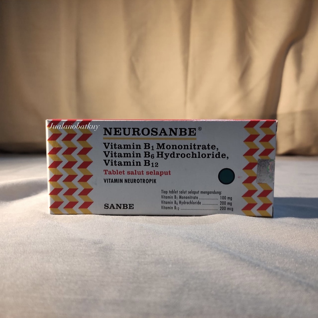 Jual Neuro Sanbe Vitamin B1 Vitamin B6 Vit B12 | Shopee Indonesia