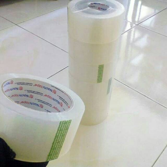 Jual Solasi lakban bening transparan selotip 6 rol besar | Shopee Indonesia