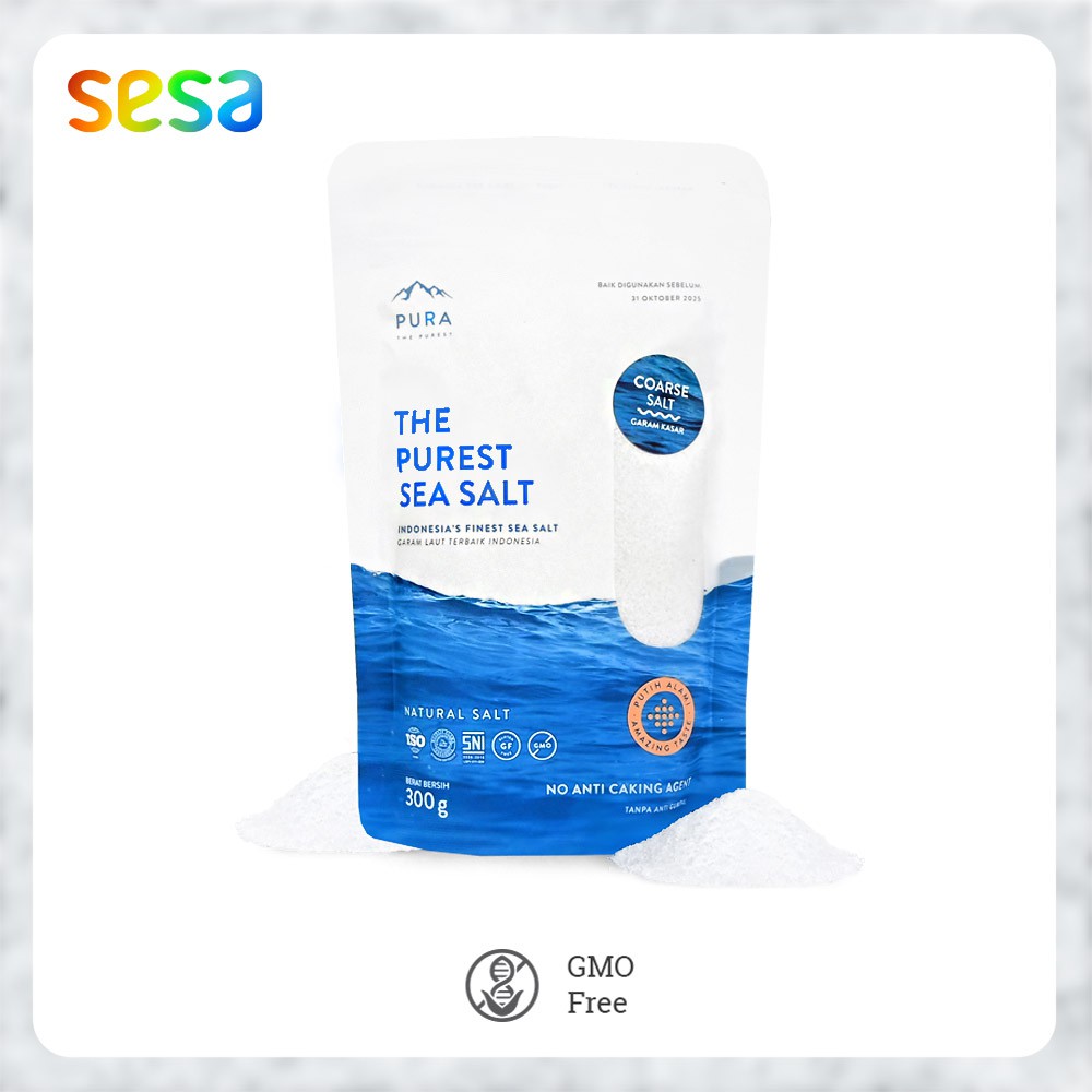 Jual Pura - Salt Coarse 300 g | Shopee Indonesia