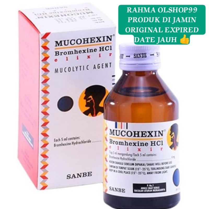 Jual MUCOHEXIN SIRUP 120 ML/OBAT BATUK BERDAHAK/OBAT BATUK KERING ...
