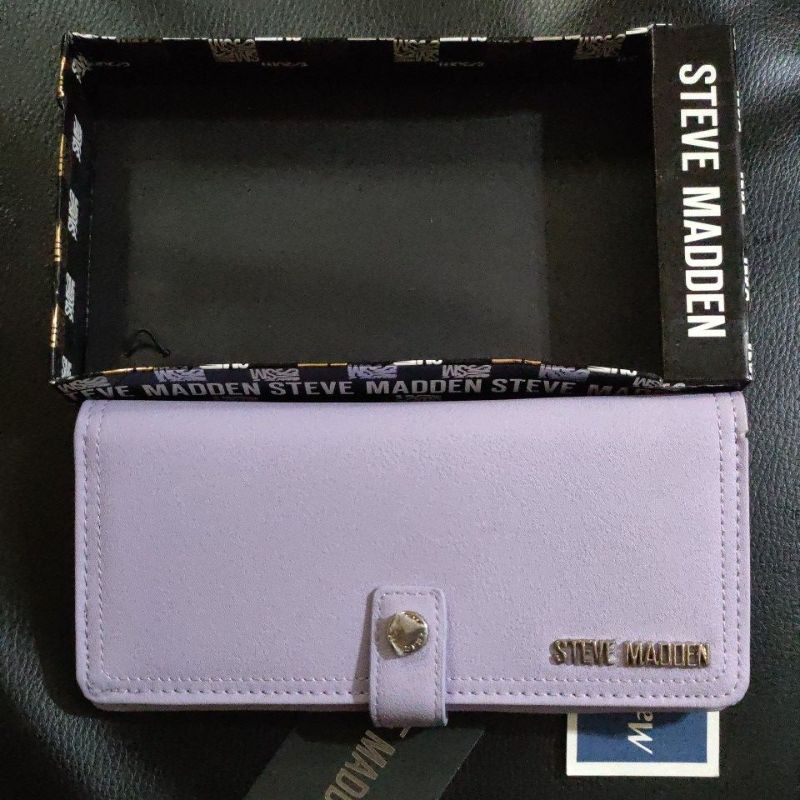 Jual original dompet steve madden lilac with little damage | Shopee ...