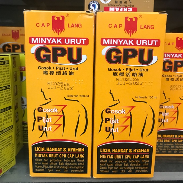 Jual Minyak Urut GPU Cap Lang 100ml | Shopee Indonesia