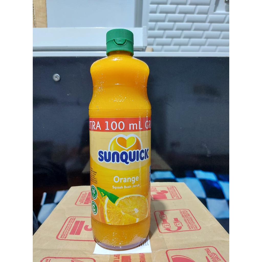 Jual Sunquick Orange Jumbo 700ml - Sunquick Jeruk 700ml | Shopee Indonesia