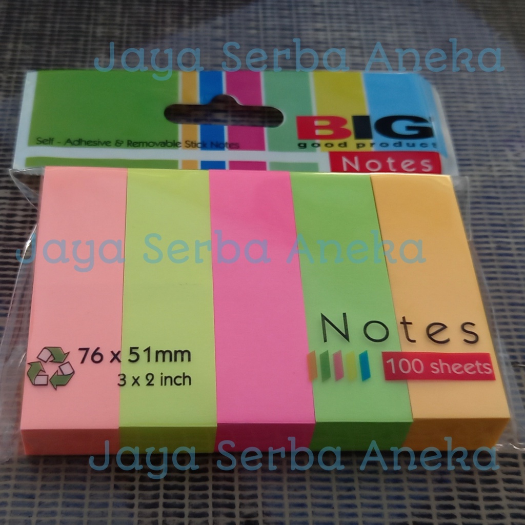 Jual Stick Note / Memo kertas tempel / kertas note post Notes SN 7651 ...