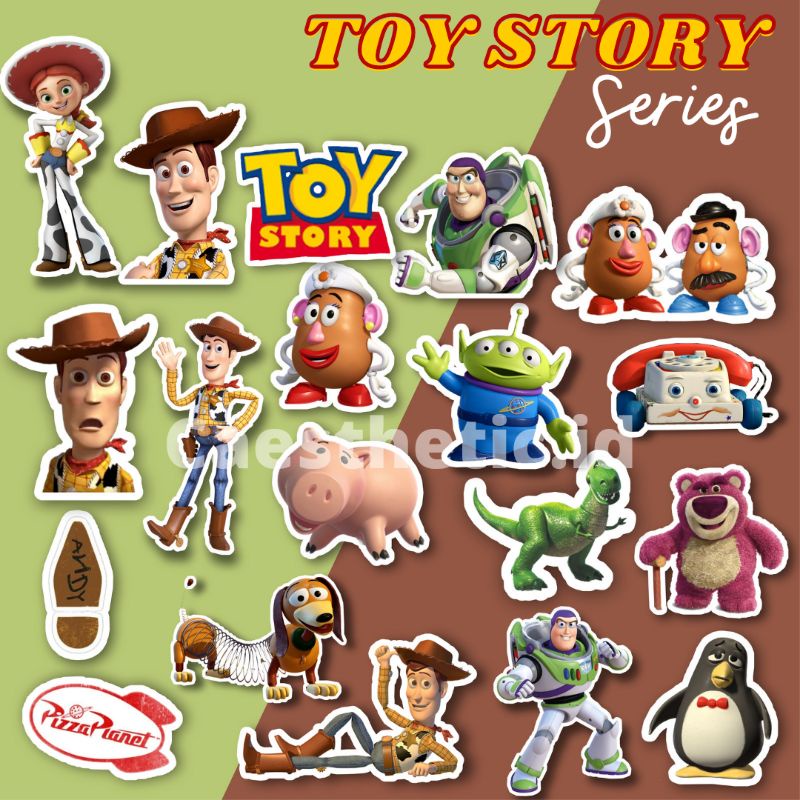 Jual [35PCS] STICKER TUMBLR TOY STORY | STICKER PACK - STICKER GLOSSY ...
