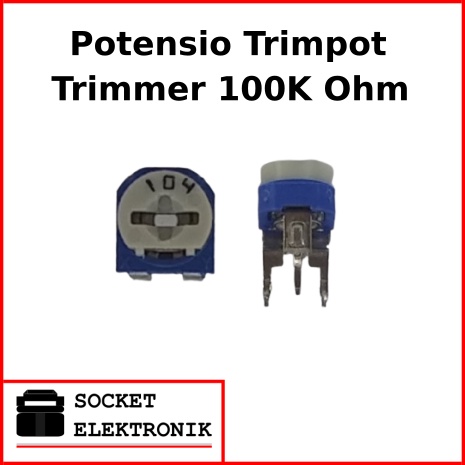 Jual Variabel Resistor Trimpot Trimmer 100K Ohm | Shopee Indonesia