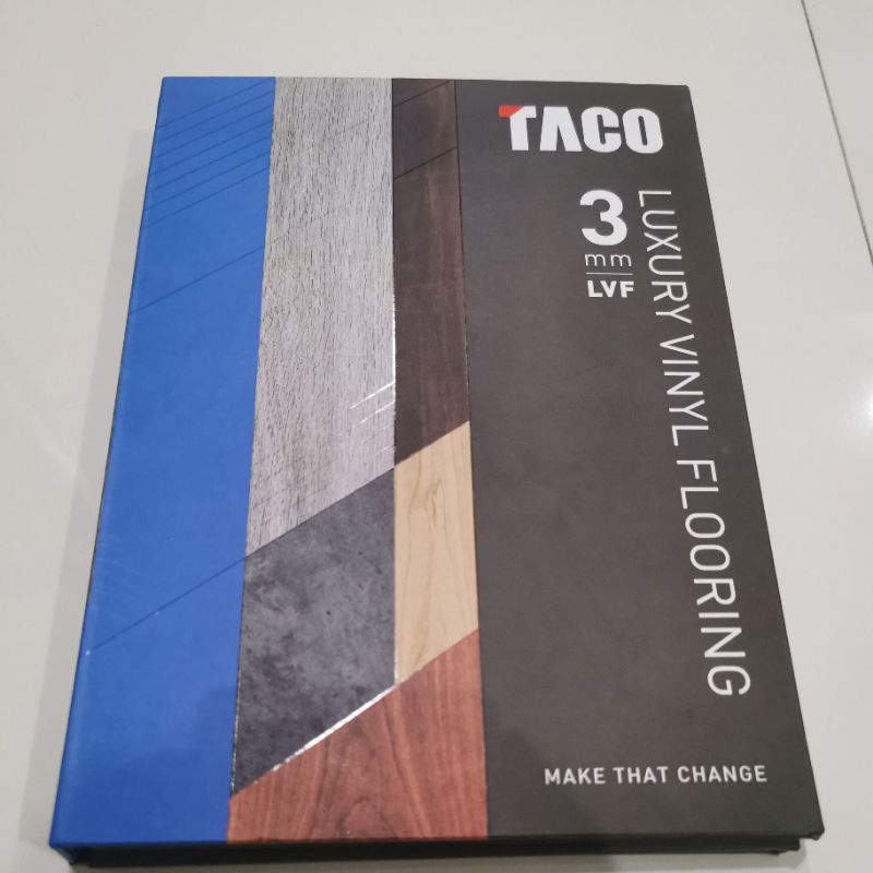 Jual Katalog vinyl lantai Taco 3mm lantai vinil lantai karet | Shopee ...