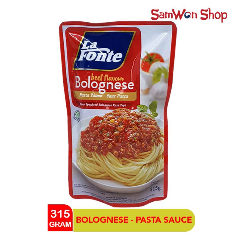 Jual LA FONTE BOLOGNESE PASTA SAUCE 315 GR - LAFONTE SAUS SAOS ...