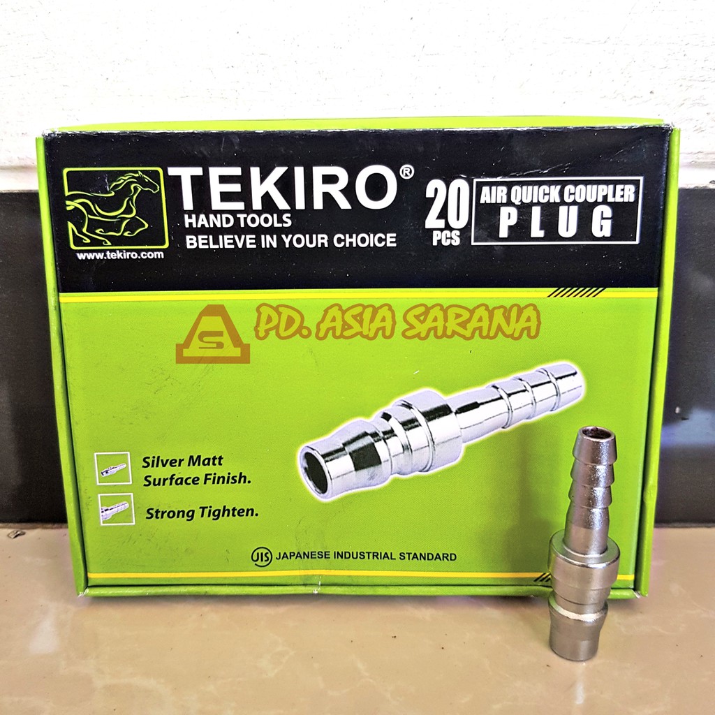 Jual [PH20] Air Quick Coupler Plug TEKIRO AT-QC1101 Nepel Cuk Kopler Angin PH 20 | Shopee Indonesia