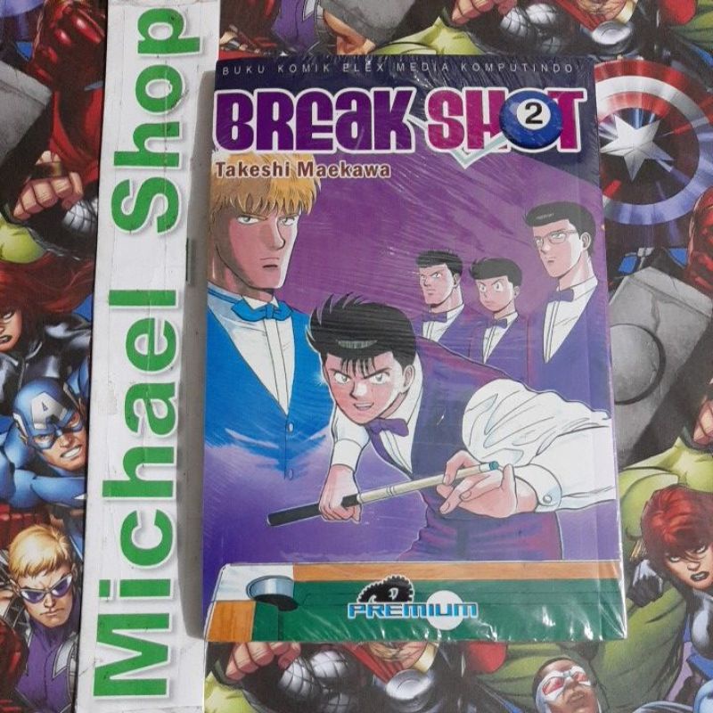 Jual SEGEL Komik Break Shot nomer 2 Takeshi Maekawa BreakShot shoot ...