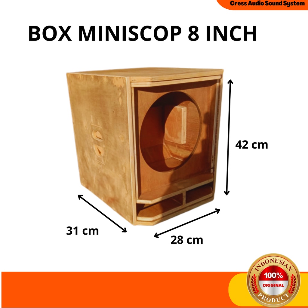 Jual Box Sound System Speaker Subwofer Miniscop 8 Inch Papan Triplek ...