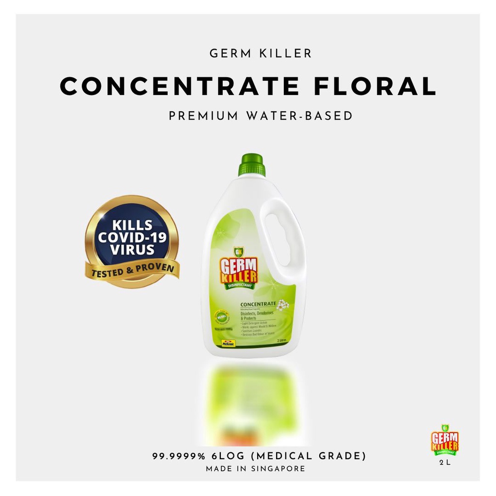 Jual Germ Killer Disinfectant Concentrate Floral 2L | Shopee Indonesia