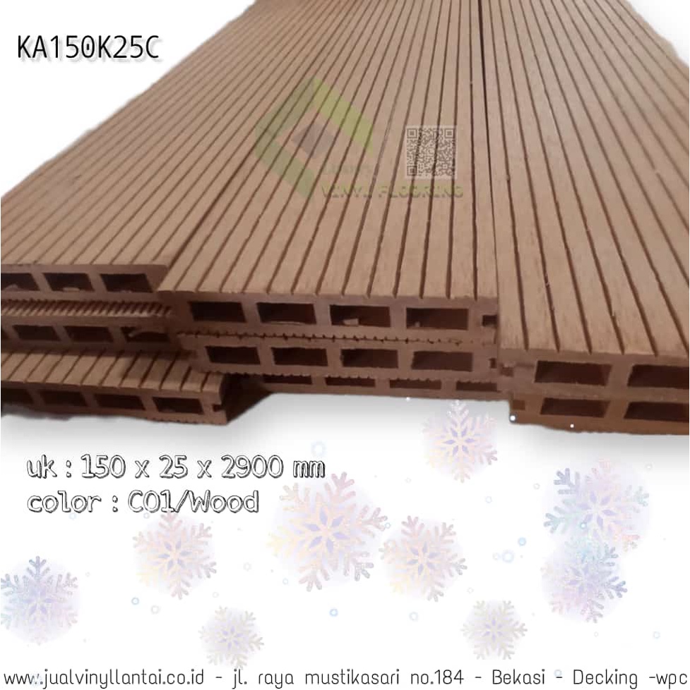 Jual DECKING WPC LANTAI KAYU KA150K25C - C01(wood) | Shopee Indonesia