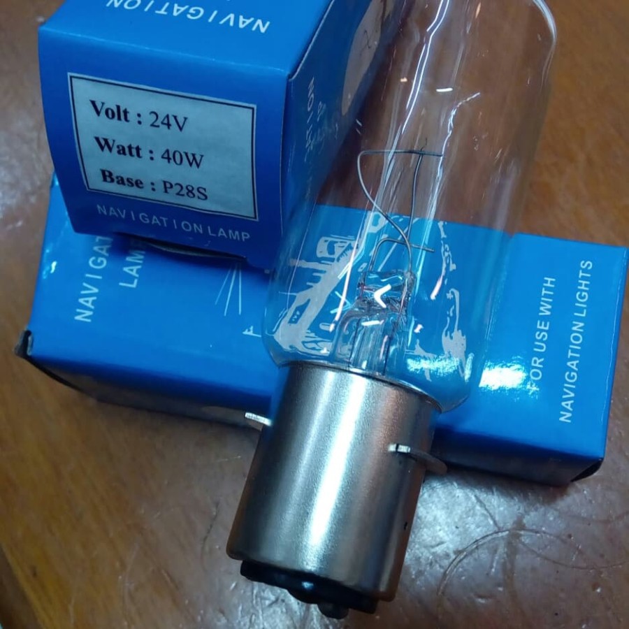 Jual Lampu Navigations 24V 40W E27/P28S/B22 (Lampu Kapal) | Shopee ...