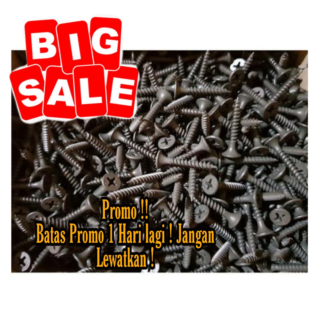 Jual Skrup Sekrup Paku Gipsum Gypsum 2 Inchi 5cm Harga Per Karton ...
