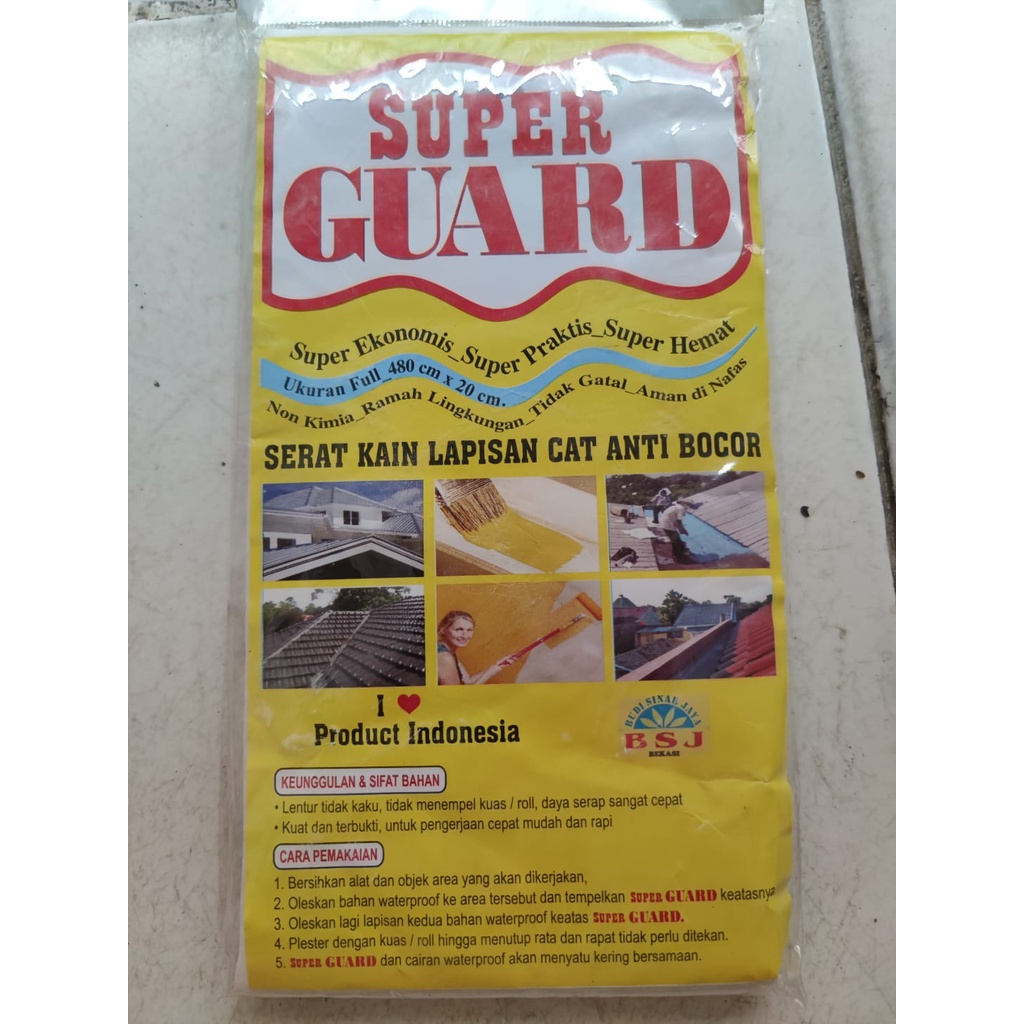 Jual serat fiber super guard kasa lapisan anti bocor | Shopee Indonesia