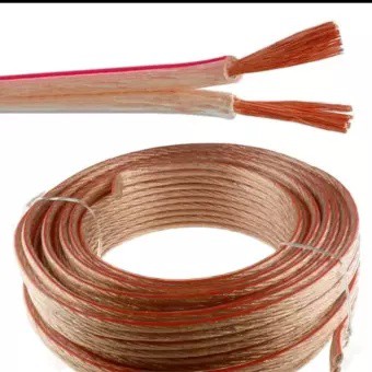 Jual Kabel Transparan Serabut Audio Listrik Ukuran 2 x 50 Per Meter | Shopee Indonesia