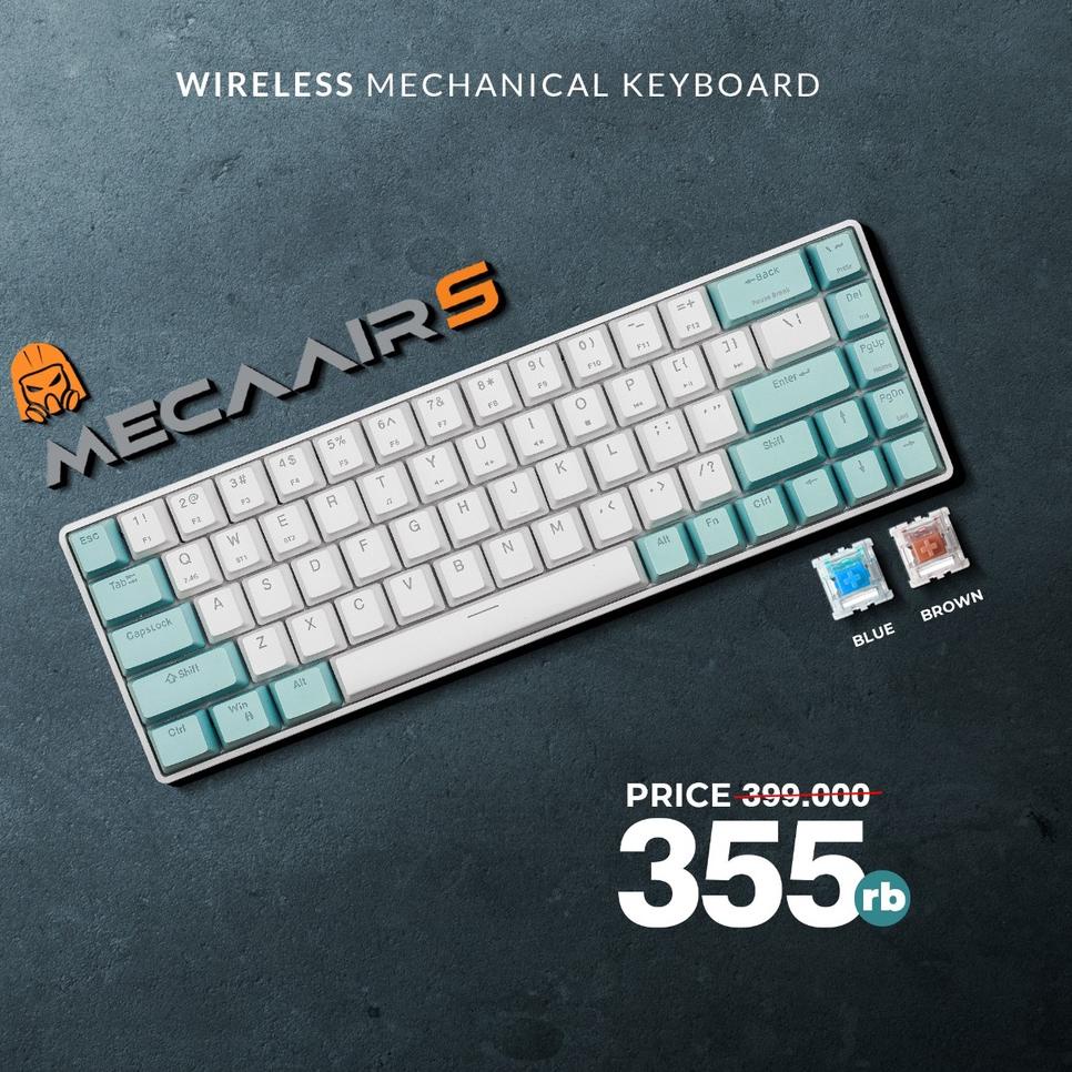 Jual COD Digital Alliance Keyboard Gaming Wireless Meca AIR S Compact ...