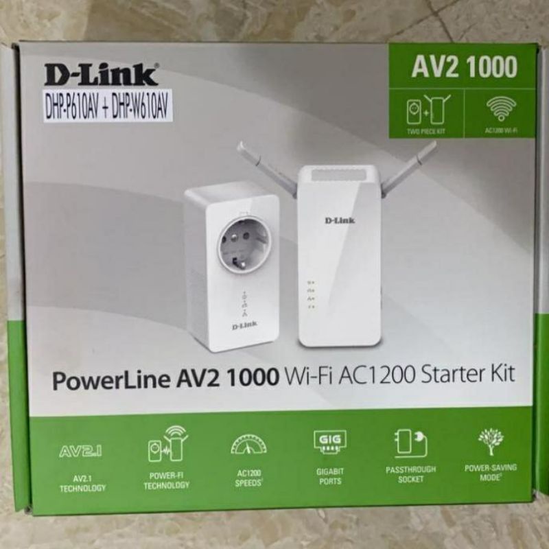 Jual WIRELESS EXTENDER D LINK DHP-P610AV powerline AV2 1000 WIFI AC 1200 adapter | Shopee Indonesia