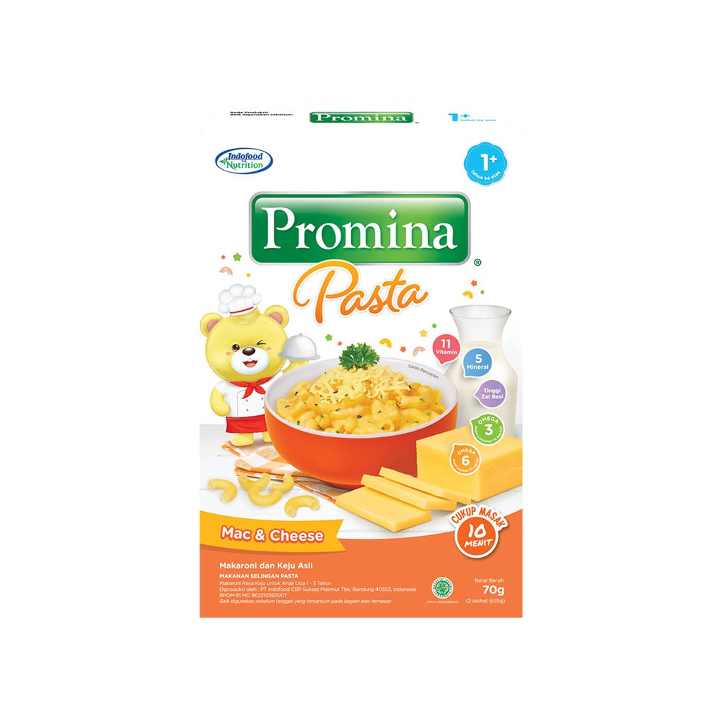 Jual Promina Pasta Mac and Cheese / Pasta Keju Bayi / Makanan Bayi 12m ...