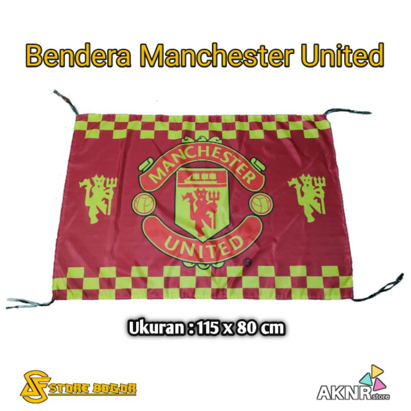 Jual Bendera Manchester unitedd ManUnited mu besar termurah | Shopee ...