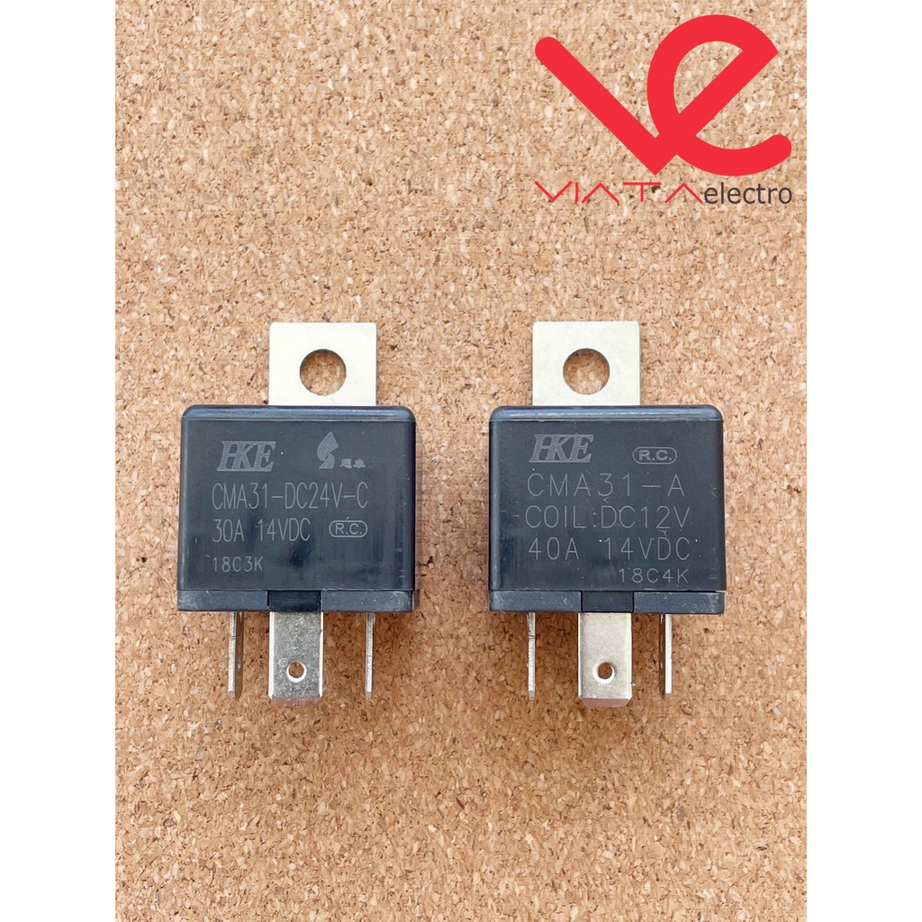 Jual RELAY MOBIL 12V 4PIN 40A RELAY MOBIL 12V 4 KAKI HKE ASLI CMA31-A ...