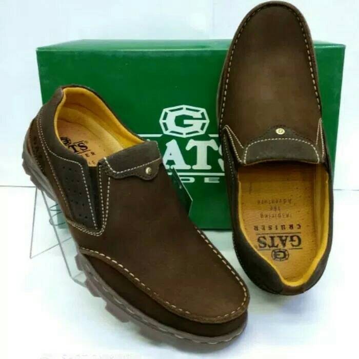 Jual Sepatu Formal Pria Sepatu Kulit Gats TO 2205 - Brown | Shopee ...
