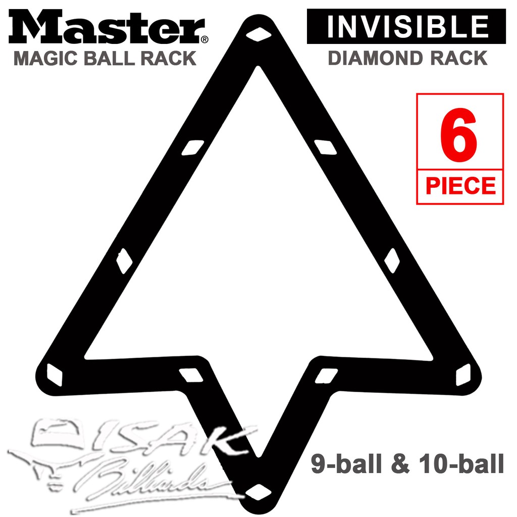 Jual 6 PC Magic Billiard Ball Rack Pro - Rak Bola Biliar Plastik Bola 8 ...