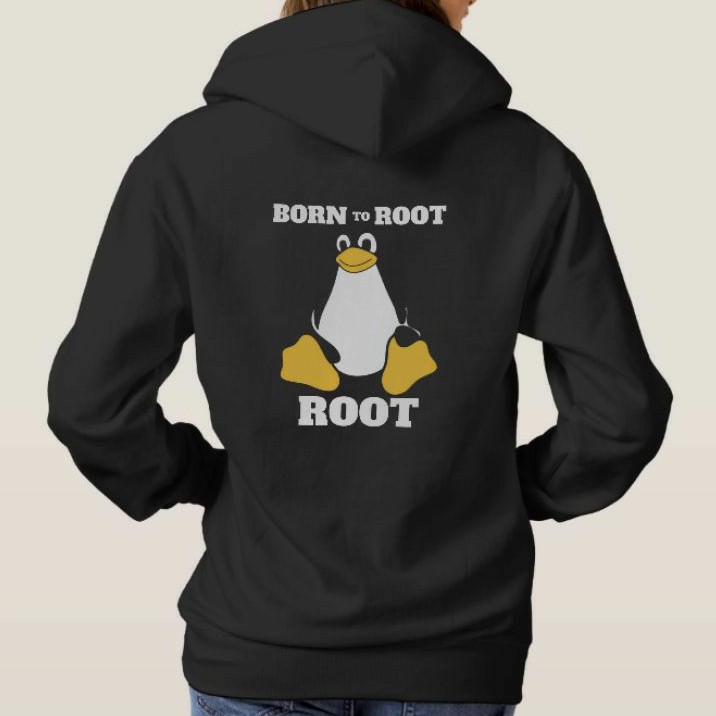 Jual Jaket Hoodie Wanita Pria Cotton Fleece Programmer Linux I Am Root Shopee Indonesia