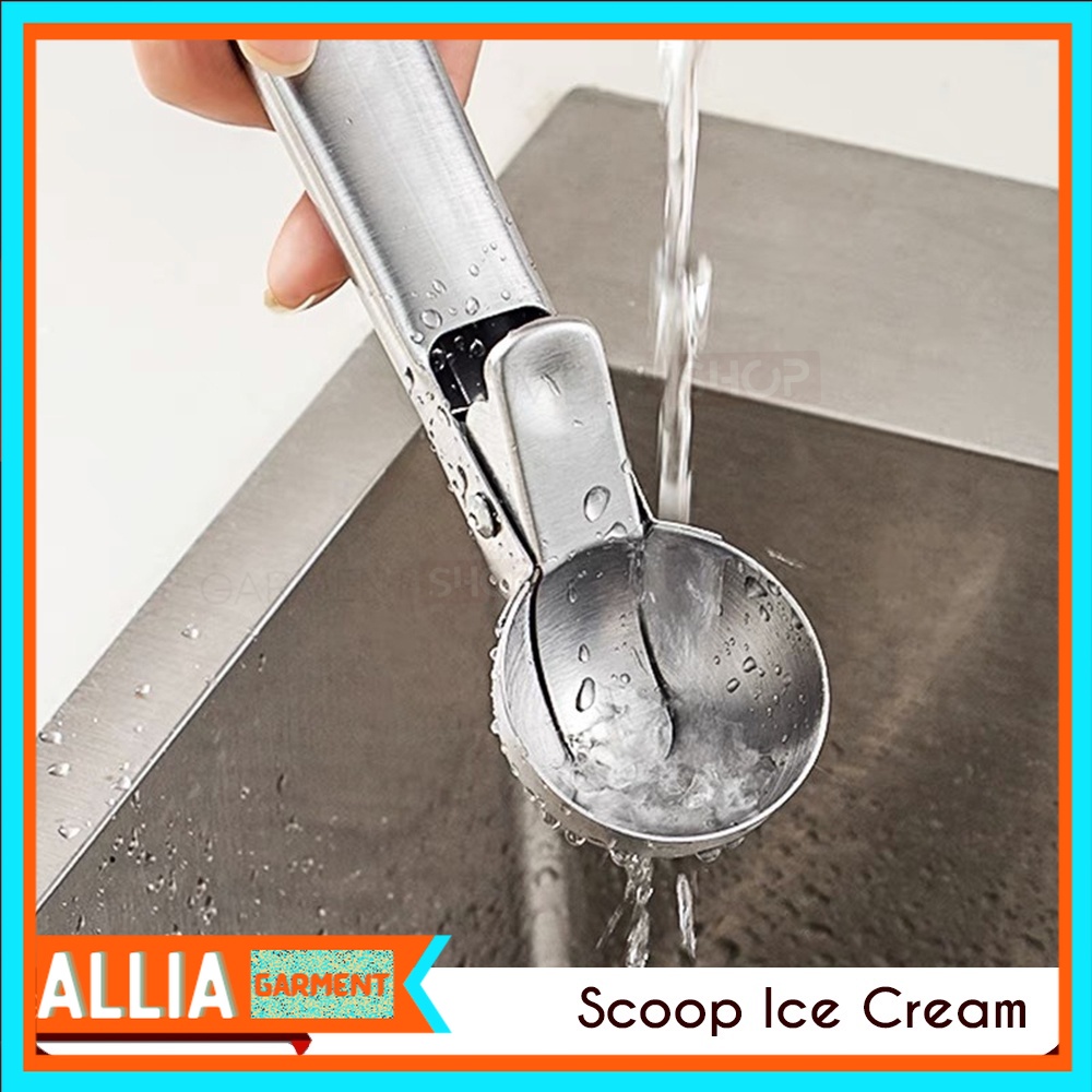 Jual Sendok Takar Ice Cream Scoop Es Krim Skup Scoup Stainless Steel ...