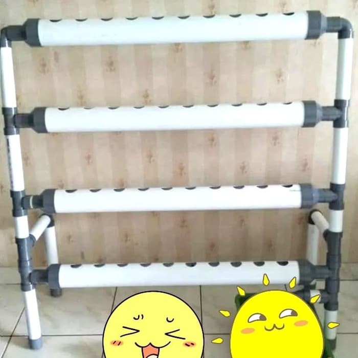 Jual PAKET Power Max 40 LUBANG + rangka pipa paralon HIDROPONIK DFT ...