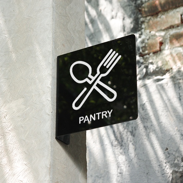 Jual INPI HOUSE Signage Pantry - Papan Tanda Area Dapur - Wall Sign ...