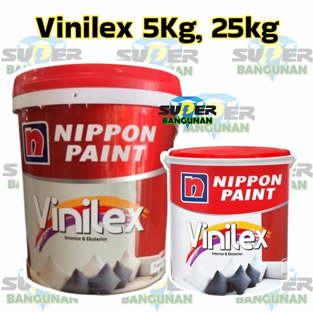 Jual Cat VINILEX Nippon Paint / Cat Tembok Vinilex 5 Kg | Shopee Indonesia