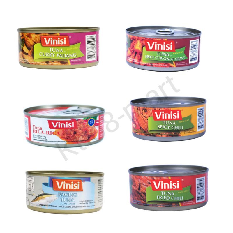 Jual Vinisi Tuna Gulai Padang/Rendang/Rica-Rica/Sambal Balado/Chunk ...