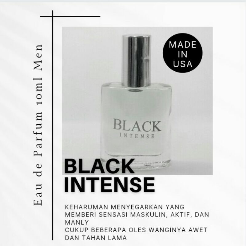 Jual Eau de Parfum 10ml Black Intense For Men Made in USA | Shopee ...