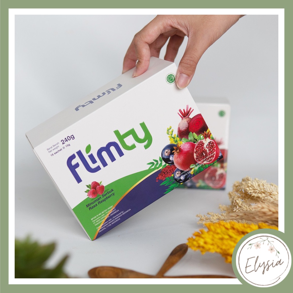 Jual Flimty Fiber | Detox | Antidioksidan Rasa Raspberry - 1 box isi 16 ...