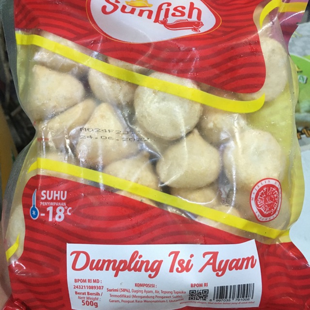 Jual Dumpling Chicken Ayam #1 Sunfish 500 gram | Shopee Indonesia