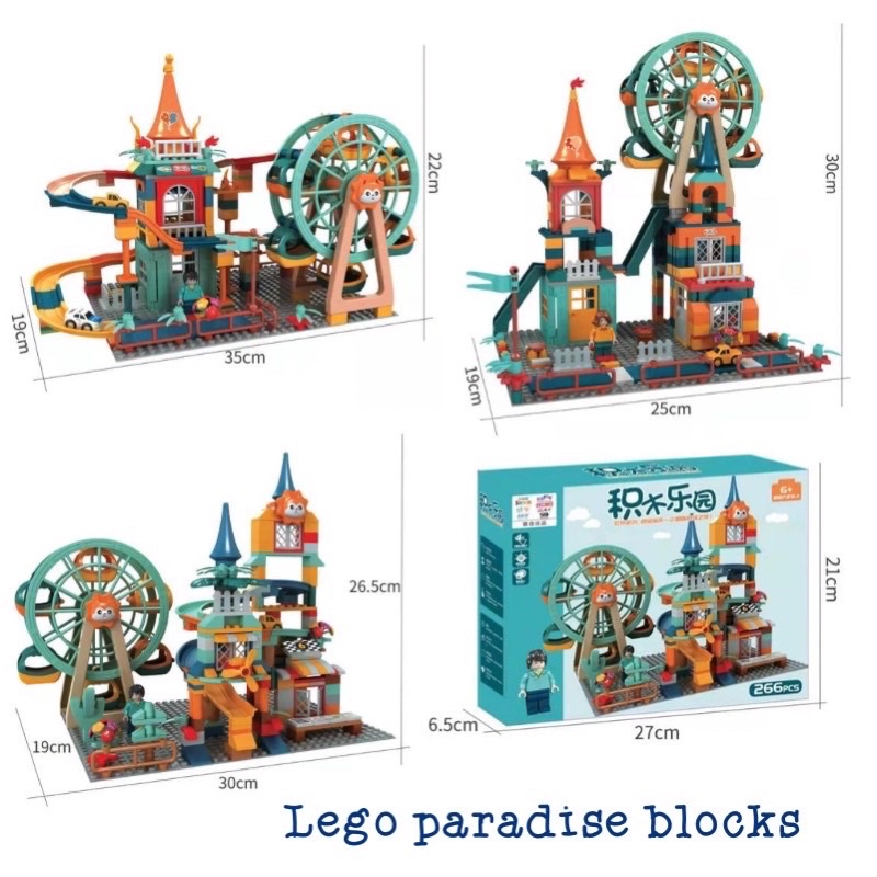 Jual paradise building blocks balok block ferris wheel | Shopee Indonesia