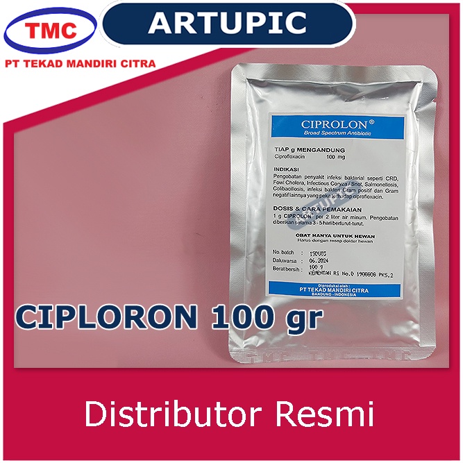 Jual Ciprolon 100 gr Obat CRD Ayam Koli Coli Snot Salmonela Fowl Kolera ...