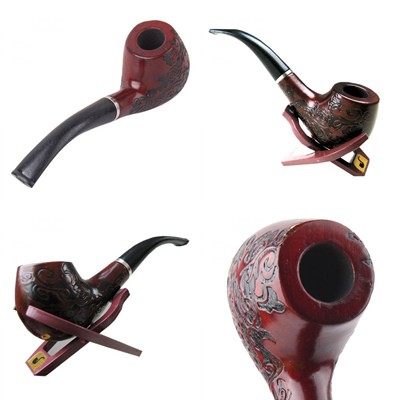 Jual Cangklong rokok pipa filter cerutu tembakau Wood Klasik pipet ...