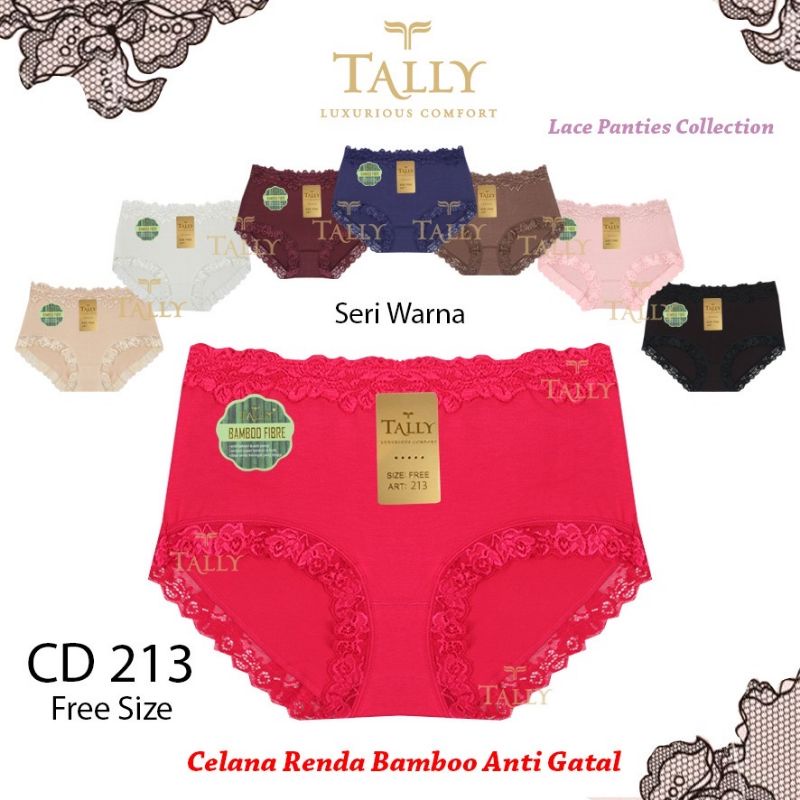 Jual CD TALLY 213 KATUN BAMBOO RENDA CELANA DALAM WANITA DEWASA - BUNGALILY | Shopee Indonesia