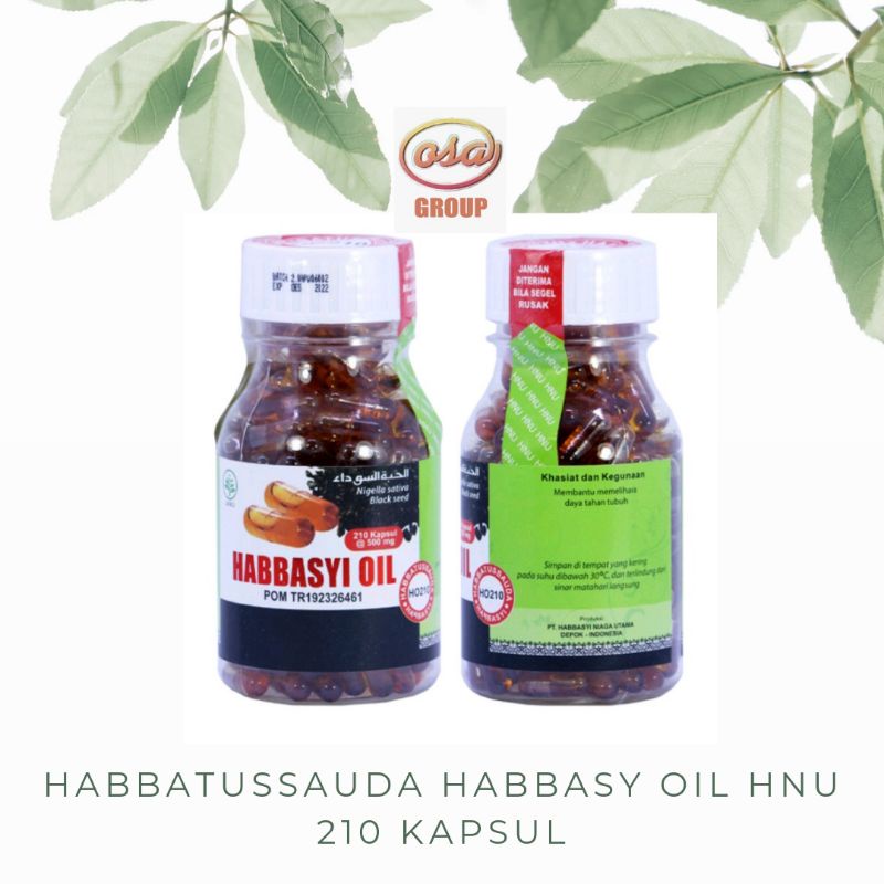 Jual habbatussauda Habbasy oil 210 kapsul Herbal Niaga Utama | Shopee ...