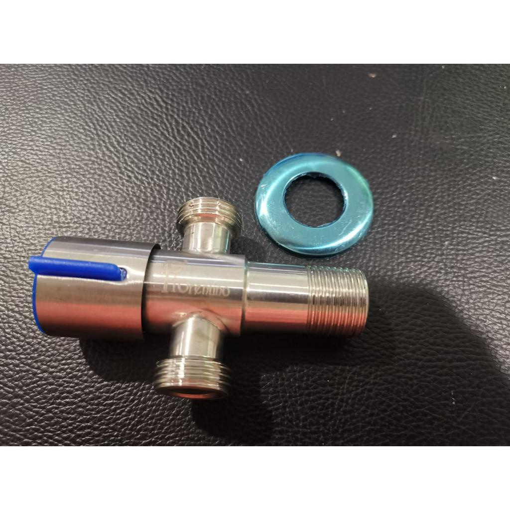 Jual Stop kran cabang 2 stop kran kloset 2 cabang stop kran | Shopee ...