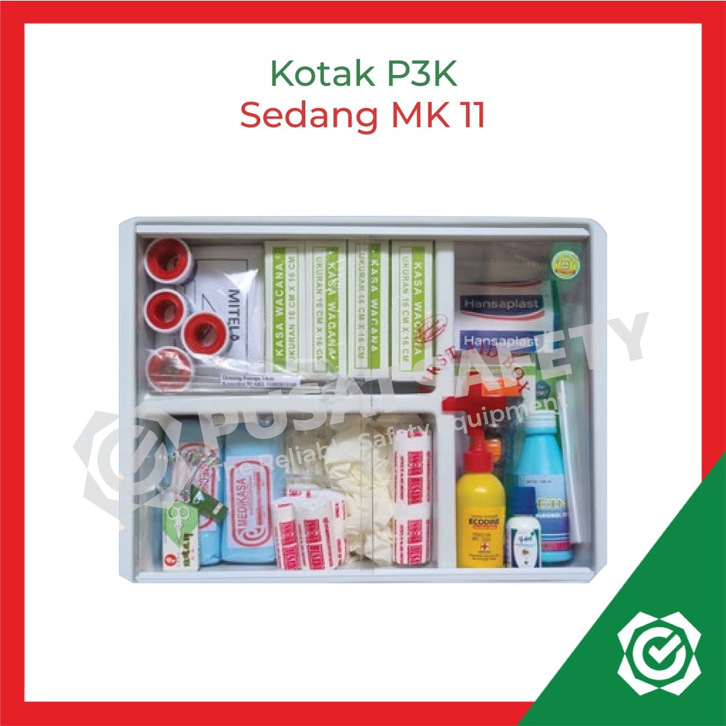 Jual Kotak P3K MK11 First Aid Box Boks Obat Sedang | Shopee Indonesia