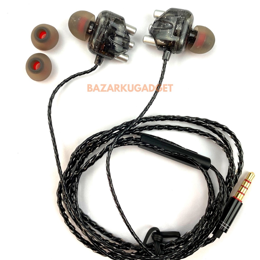 Jual Earphone 4D A4 Tuning Version 4D A6 Headset 4D Bass A4 Earphone ...