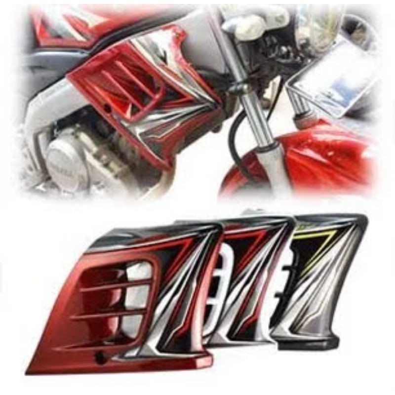Jual grill tangki vixion old/sayap kecil vixion old warna hitam,merah ...